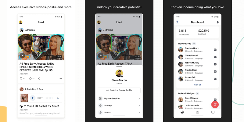 Patreon App – The Creator Making App From UptoDown